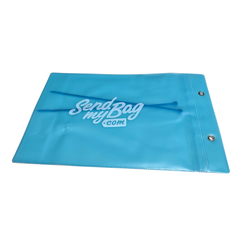 Durable Label Holder with Ties | Secure Your Suitcase – Send My Bag